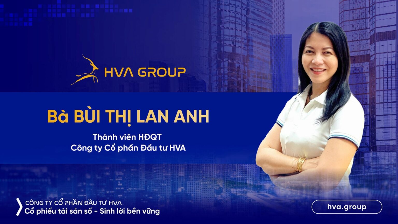 HVA Group bổ nhiệm Thành viên HĐQT – Bùi Thị Lan Anh